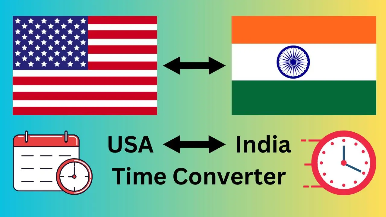 US India Time Converter